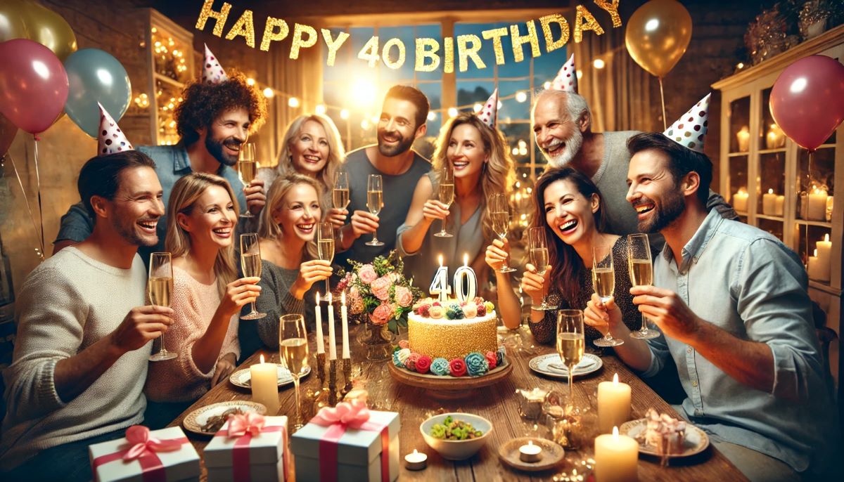 Anniversaire 40 ans 🎂 Thème et Animation