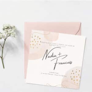 Faire Part Mariage ️ Modèle Gratuit à Imprimer