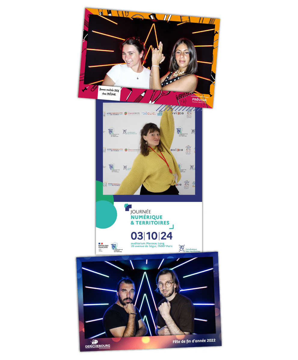 Location Photocall Paris (IDF) : Personnalisé dès 250€